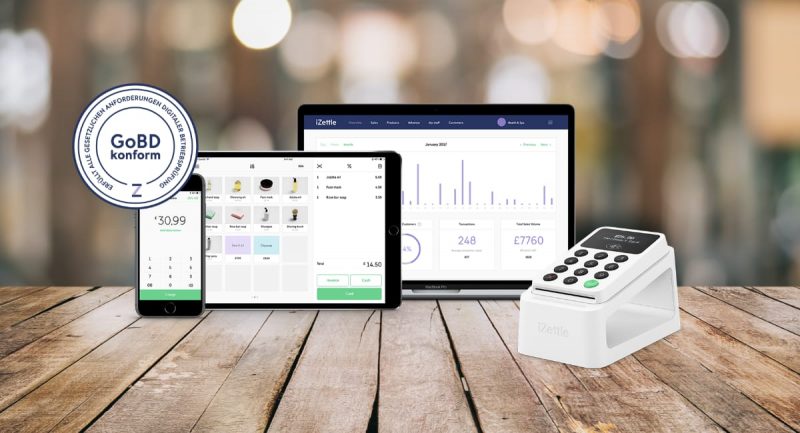 iZettle Go - kostenlose Kassensystem-App (GoBD-konform)